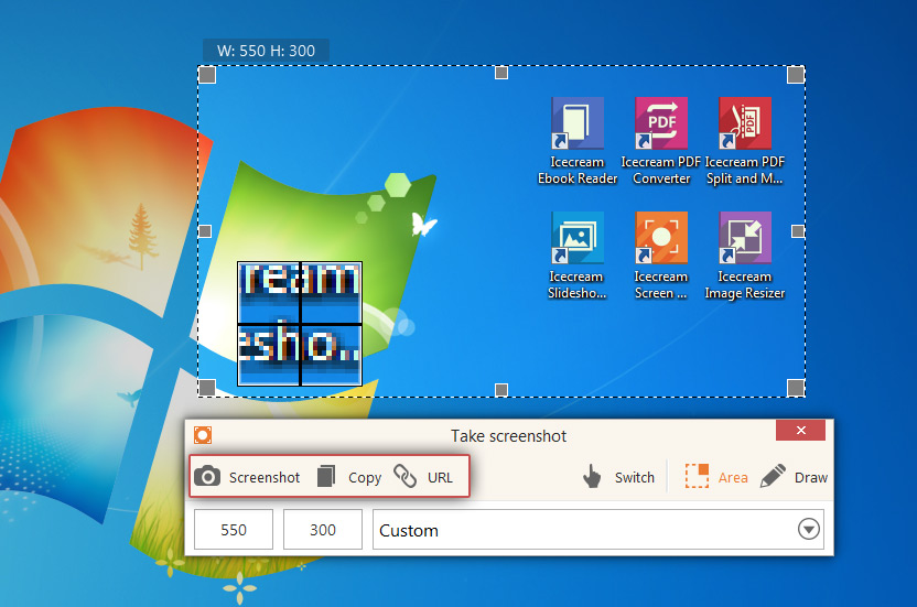 Take A Screenshot Of Selected Area With Screenshot Maker Icecream Apps