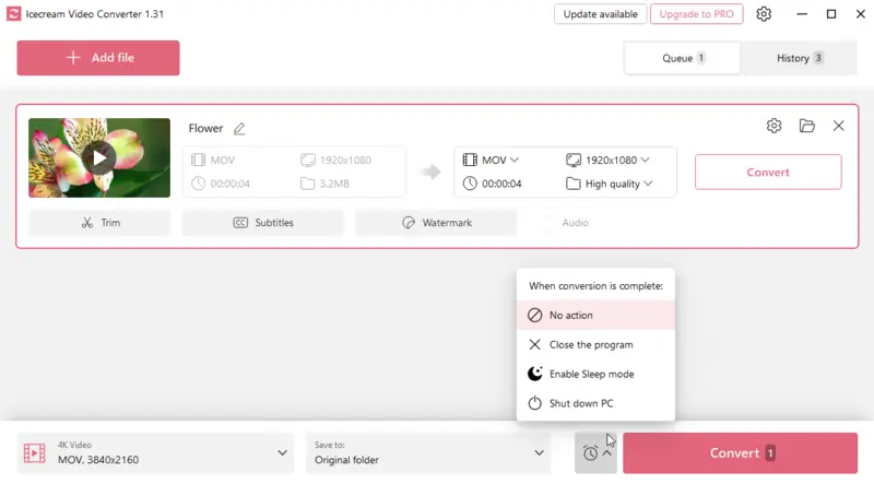 How to Convert Video to QuickTime Format: 5 Ways - Icecream Apps