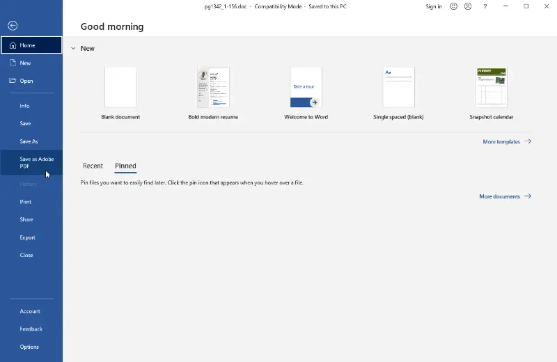 Word'u PDF'ye Dönüştürme: 5 Ücretsiz Yöntem - Icecream Apps